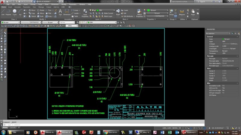Drawing Out Of Position - AutoCAD LT - AutoCAD Forums