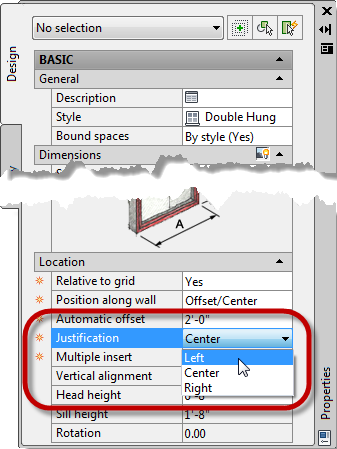 Management anchor or justification/position Properties of an object. - AutoCAD 2D Drafting ...
