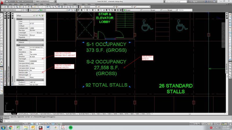 Properties No Longer Allows Text Height Definition Autocad 2d Drafting Object Properties