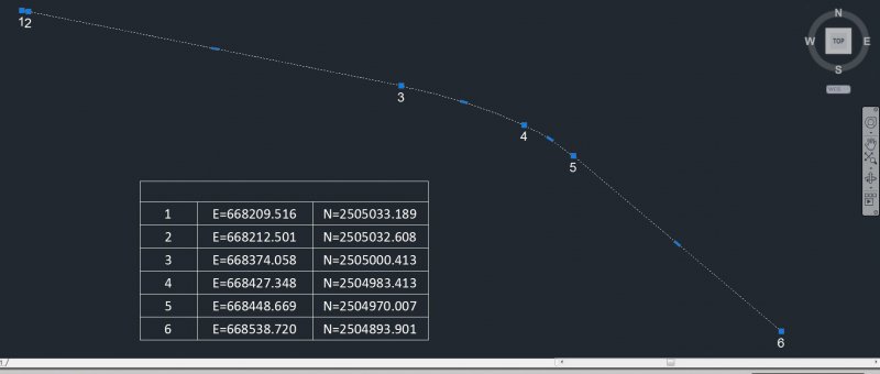 Polyline Geometry Points Coordinates With Table AutoLISP Visual LISP 