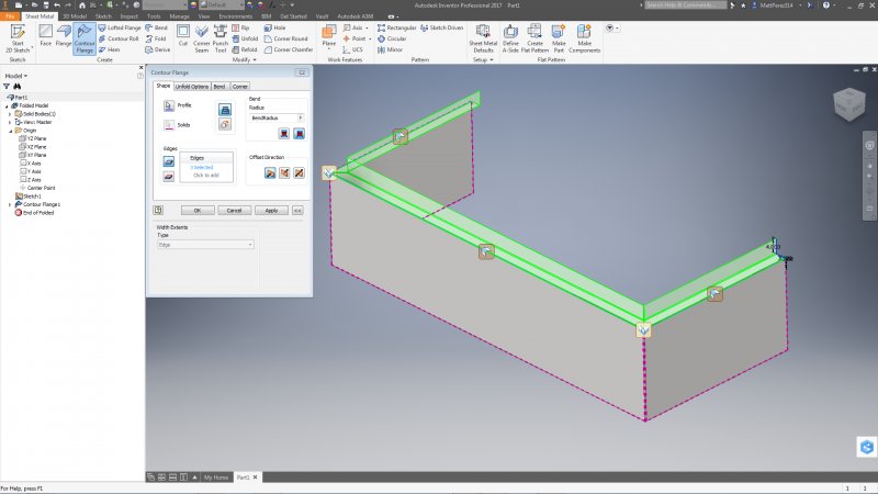 Inventor Metal Panel - Autodesk Inventor - AutoCAD Forums