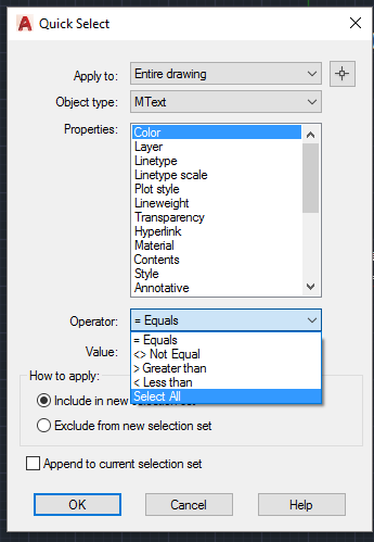How about lisp to find same texts in drawing - AutoLISP, Visual LISP & DCL - AutoCAD Forums