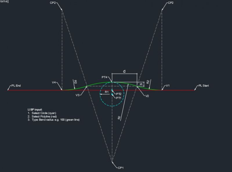 Calculate bulge of polyline arc segment - AutoLISP, Visual LISP & DCL ... Calculate bulge of polyline arc segment - AutoLISP, Visual LISP & DCL ...