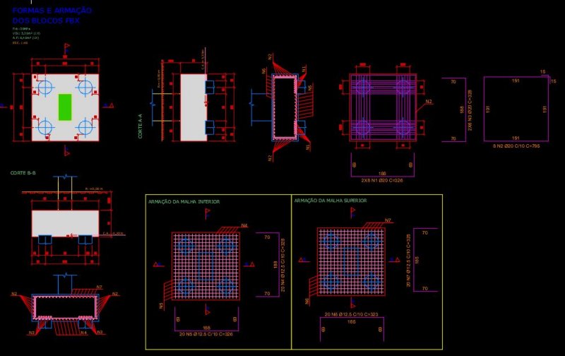 Using excel data for drawing pilecaps in autocad - AutoLISP, Visual LISP & DCL - AutoCAD Forums