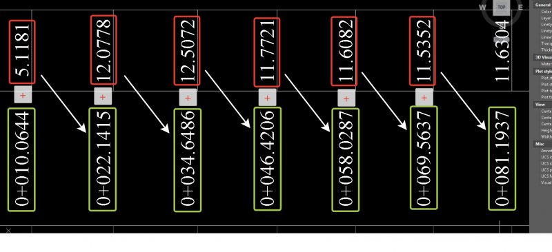Cumulative Length in Station Format - AutoLISP, Visual LISP & DCL - AutoCAD Forums