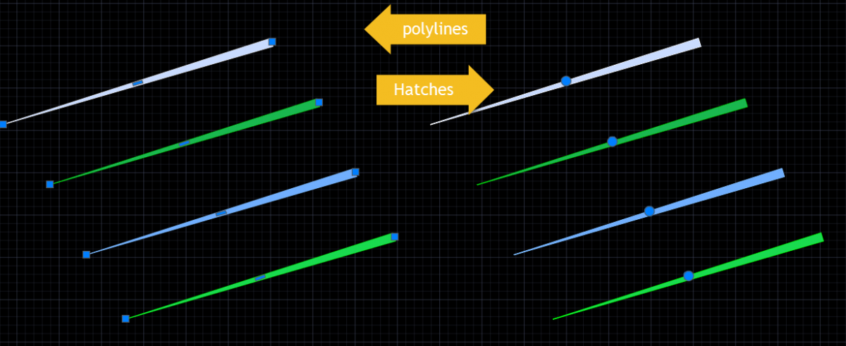 Lisp Convert Several Polyline With Width To Hatch Solid AutoLISP 