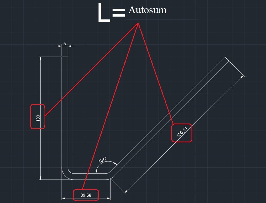 Lisp аutosum Length Of Lines And Arc Autolisp Visual Lisp And Dcl Autocad Forums 8216