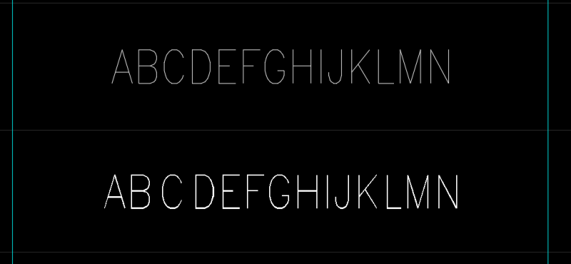 AutoCAD Fonts