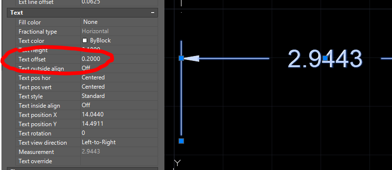 Edit Text Space Distance Within Dimension Line AutoCAD 2D Drafting 