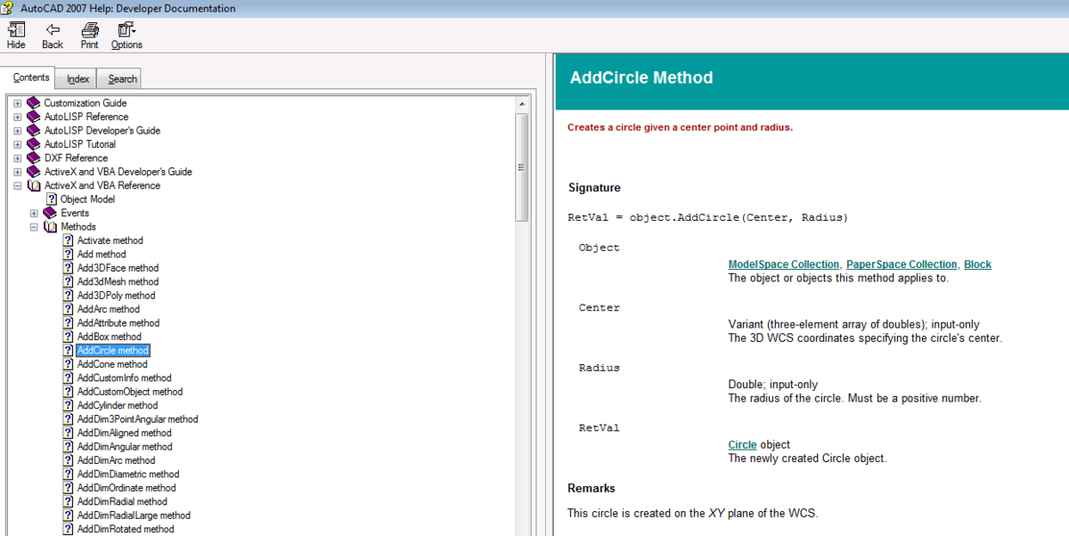 Method arguments - AutoLISP, Visual LISP & DCL - AutoCAD Forums
