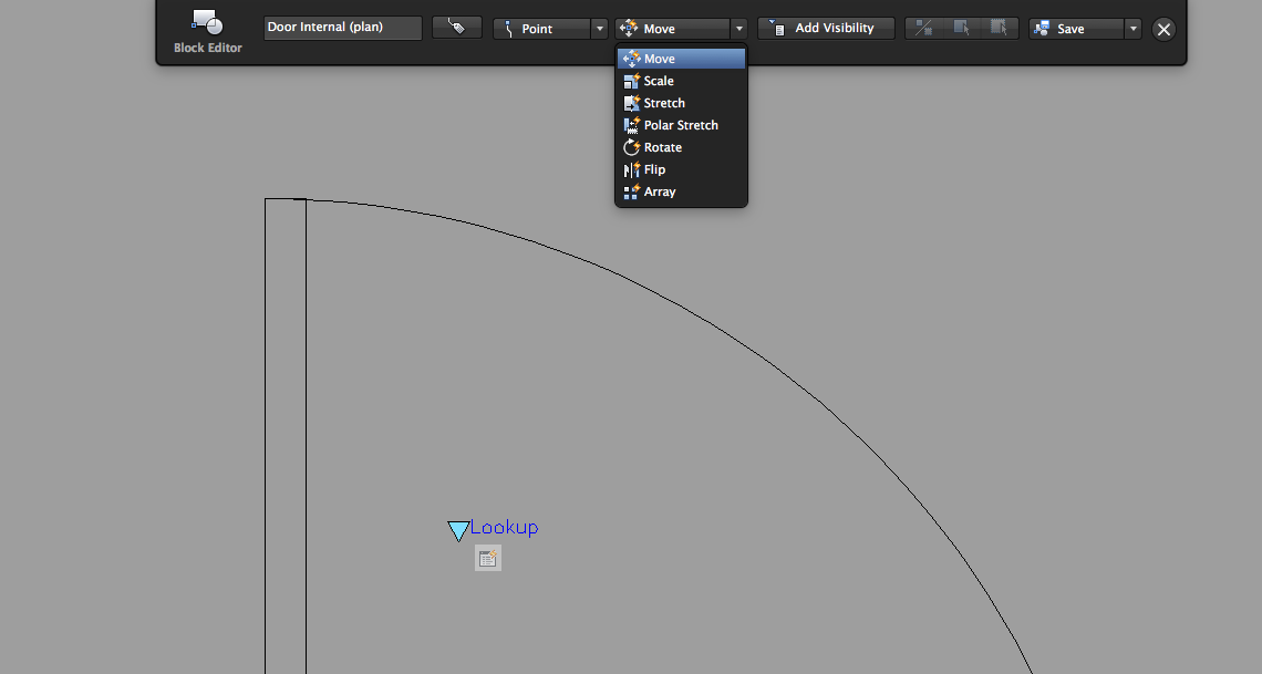 Lookup Parameter Action Doesn T Exist Autocad 2d Drafting Object Properties And Interface