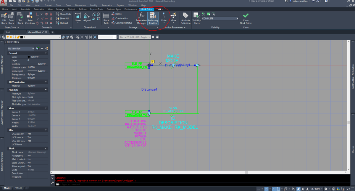 Block Authoring Palette Has Disappeared Autocad Bugs Error Messages