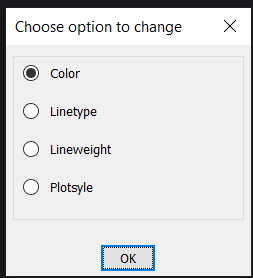 User to Choose Plotstyle (with Dialog) and or Lineweight (with Dialog) - AutoLISP, Visual LISP ...