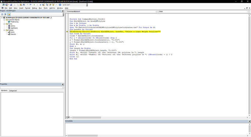Can't Select an object from model space - .NET, ObjectARX & VBA - AutoCAD Forums