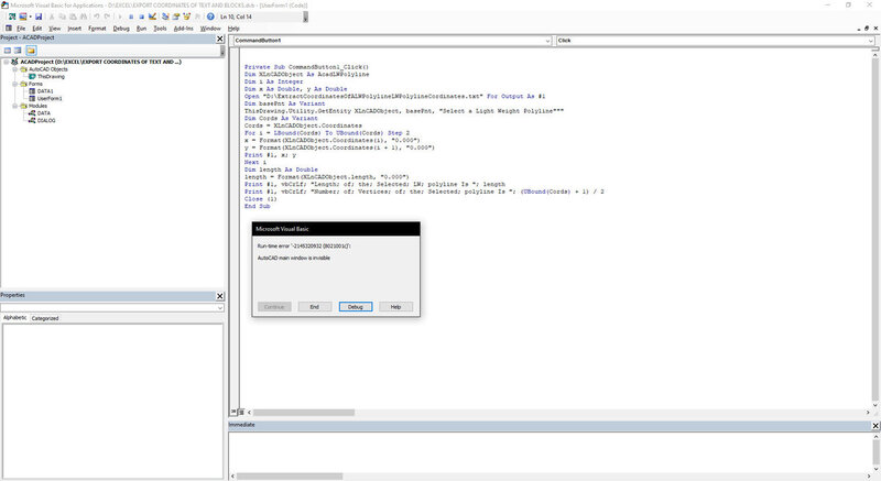 Can't Select an object from model space - .NET, ObjectARX & VBA - AutoCAD Forums