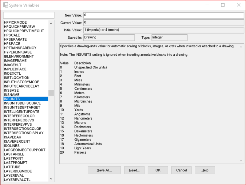 The Dwgunits Command Autocad 2d Drafting Object Properties And Interface Autocad Forums