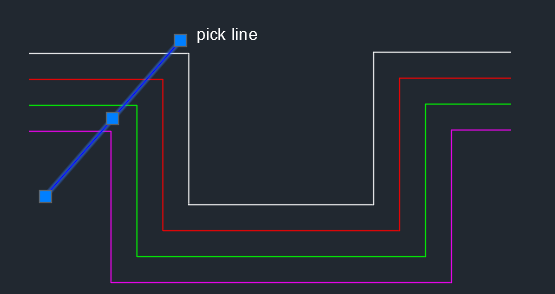 Rearrange parallel polylines when changing direction - AutoLISP, Visual LISP & DCL - AutoCAD Forums