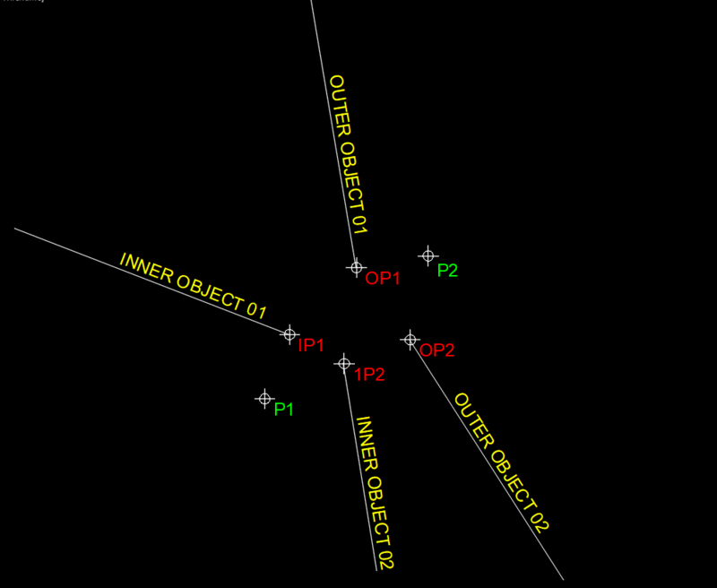 Select The 4 Points On Each Line And Entmake Pline Autolisp Visual Lisp And Dcl Autocad Forums