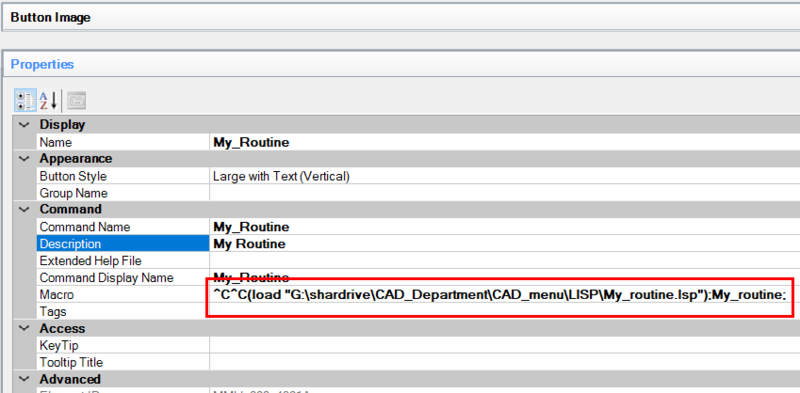 Cuix Swapping My Lisp Routines Mapped Drive Url Link In My Macro With 7237