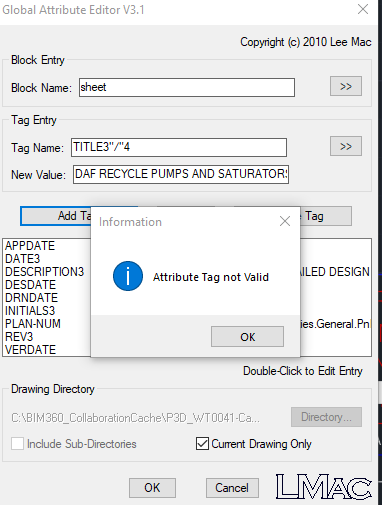 Global Attribute Editor And Extractor Autolisp Visual Lisp And Dcl Autocad Forums