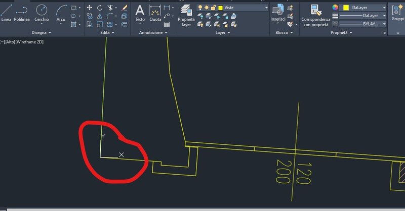 I can't put the x, y axes on the origin of the drawing. - AutoCAD 2D Drafting, Object Properties ...