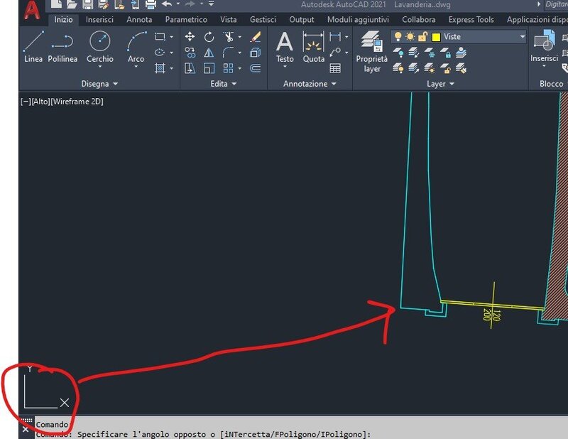 I can't put the x, y axes on the origin of the drawing. - AutoCAD 2D Drafting, Object Properties ...