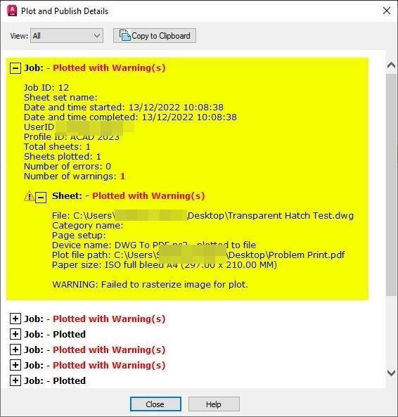 Solid Hatch With Transparency Won t Plot AutoCAD Bugs Error Messages 