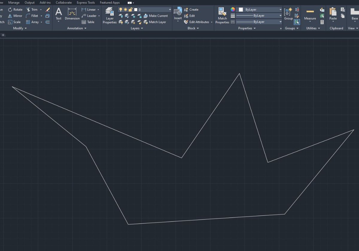 Find Gaps In Polygon AutoCAD 2D Drafting Object Properties 