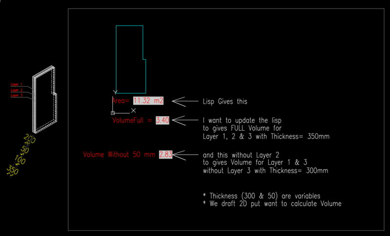 How to convert Area to Volume in field? - AutoLISP, Visual LISP & DCL - AutoCAD Forums