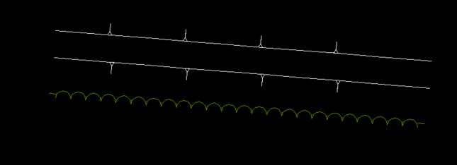 Draw polyline half the distance of vlax-curve-GetClosestPointTo - AutoLISP, Visual LISP & DCL ...
